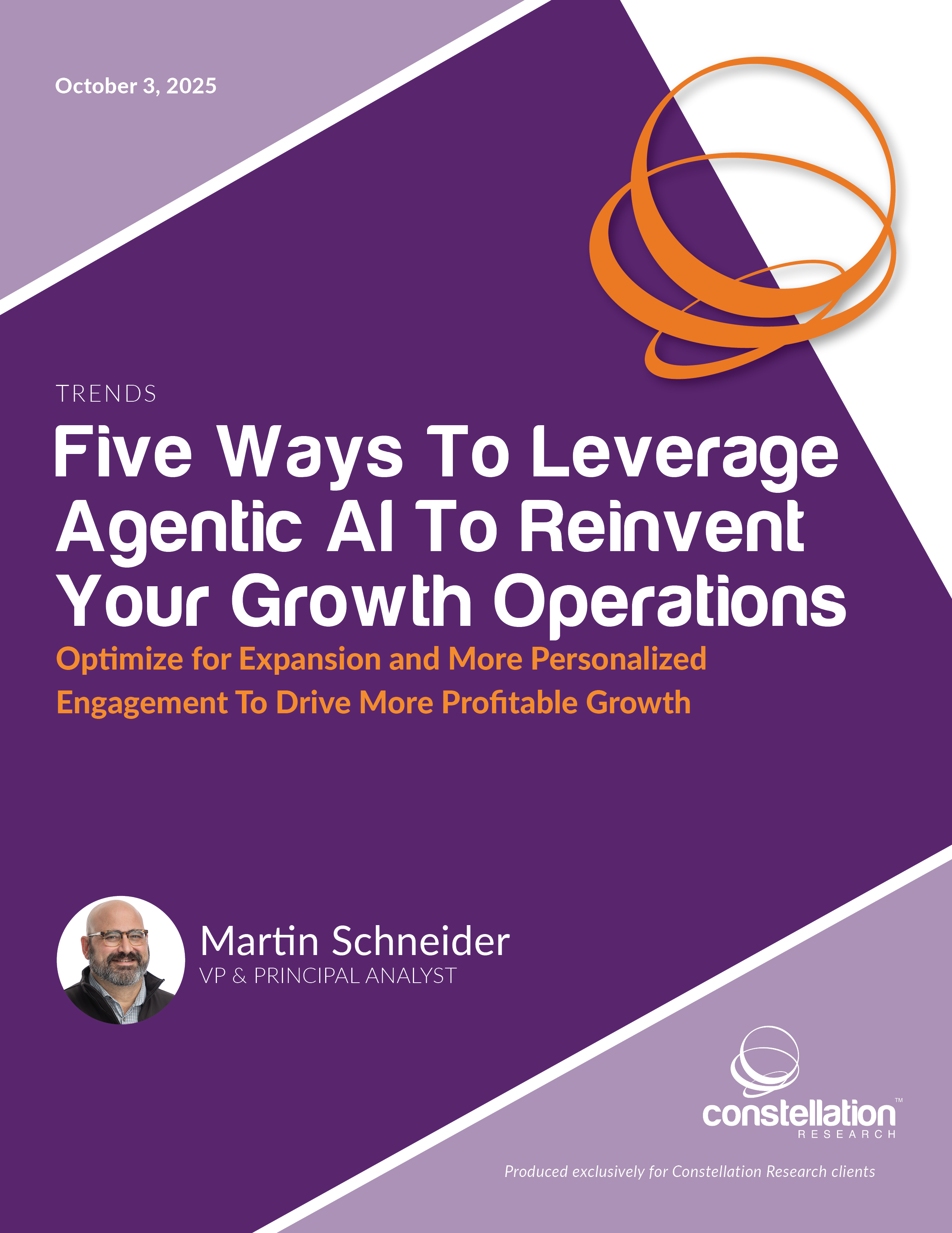 Five Ways To Leverage Agentic AI To Reinvent Your Growth Operations | Constellation Research Inc.